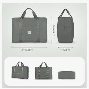 wisepack | Bags | Weekender Travel Bag In Light Gray Green Color | Poshmark